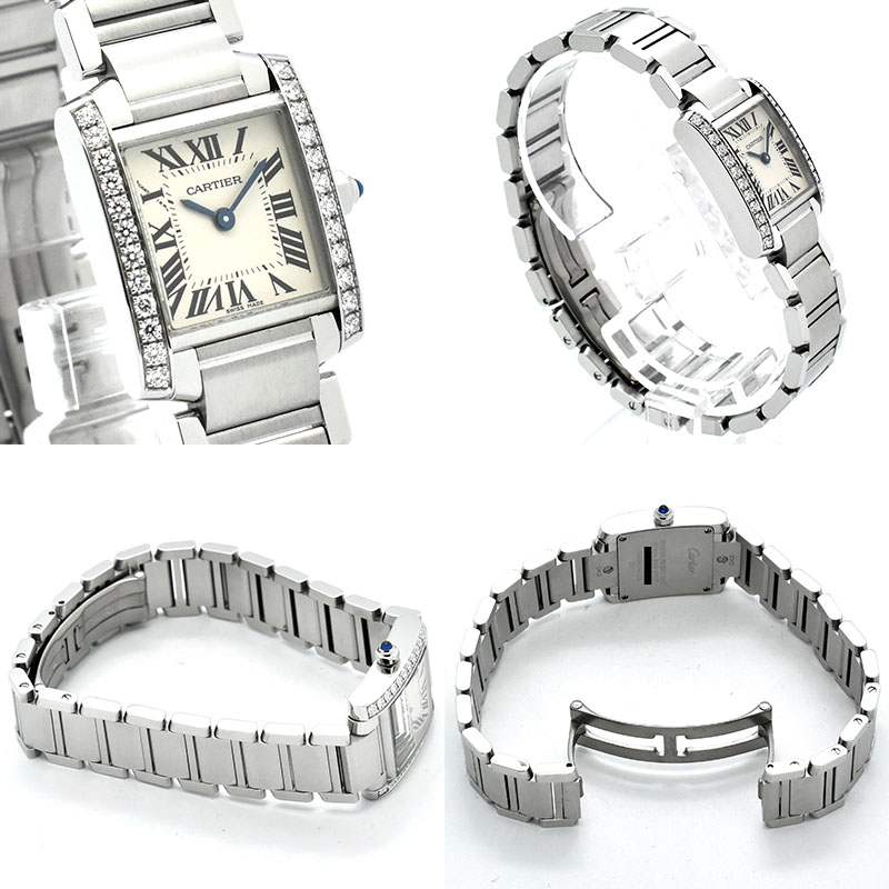 カルティエ CARTIER タンクフランセーズ SM W4TA0008 25×20mm カルティエ CARTIER タンクフランセーズ SM W4TA0008 25×20mm