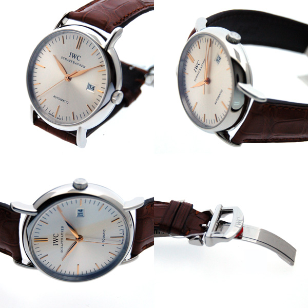 IWC ポートフィノ IW356303 シルバー 自動巻 39mm 革ベルト 新品 Zetton(ゼットン)