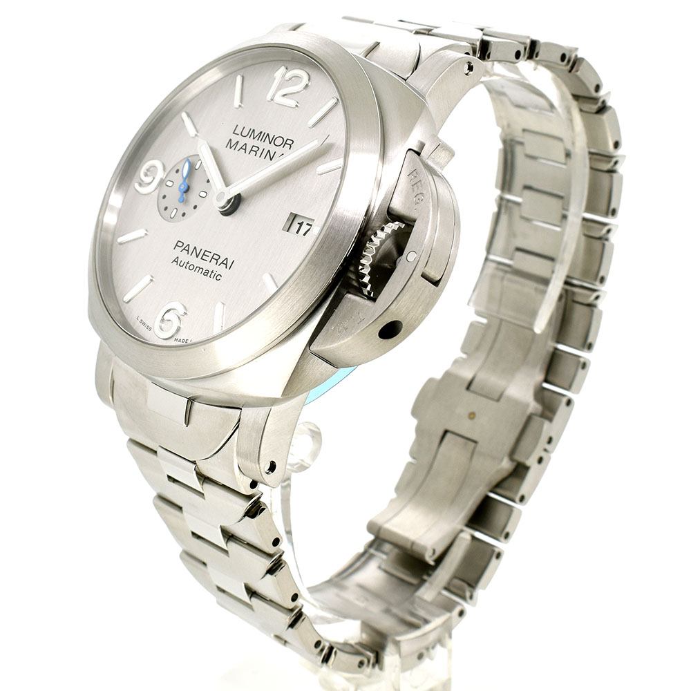 パネライ PANERAI ルミノール マリーナ PAM00978 3デイス SS 44mm シルバー 新品 Zetton(ゼットン)