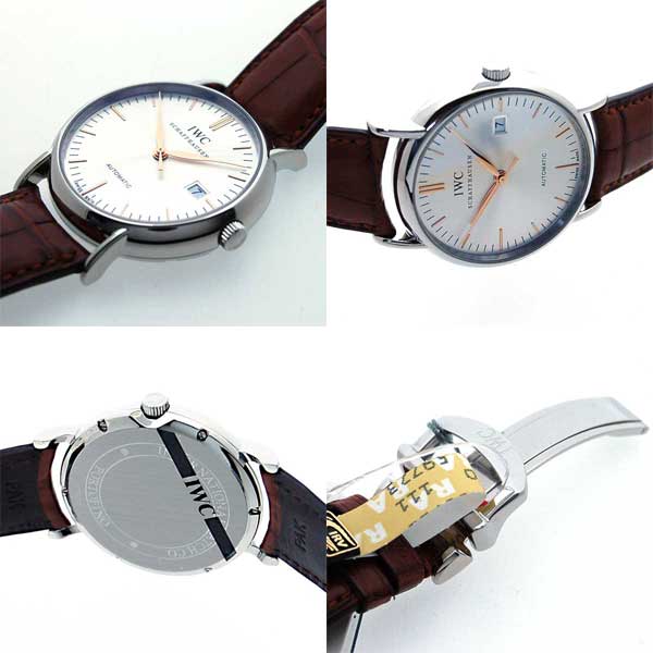 IWC ポートフィノ IW356307 シルバー 自動巻 39mm 革ベルト Zetton(ゼットン)