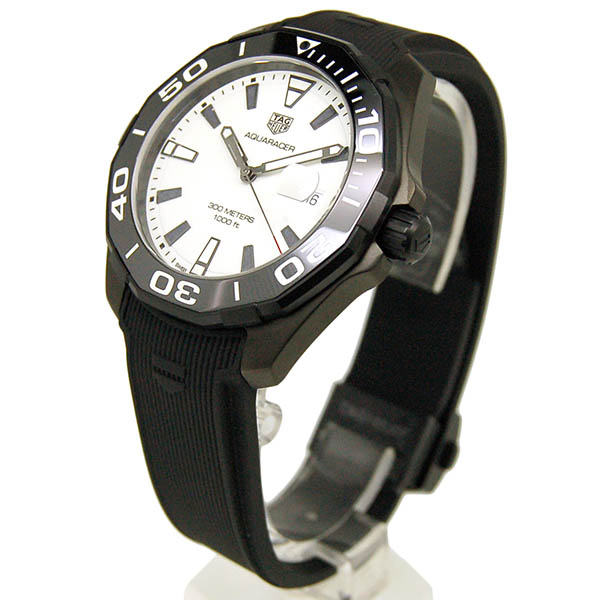 タグホイヤー TAG HEUER アクアレーサー 300M WAY108A.FT6141 43mm チタン クォーツ ホワイト 新品 ...