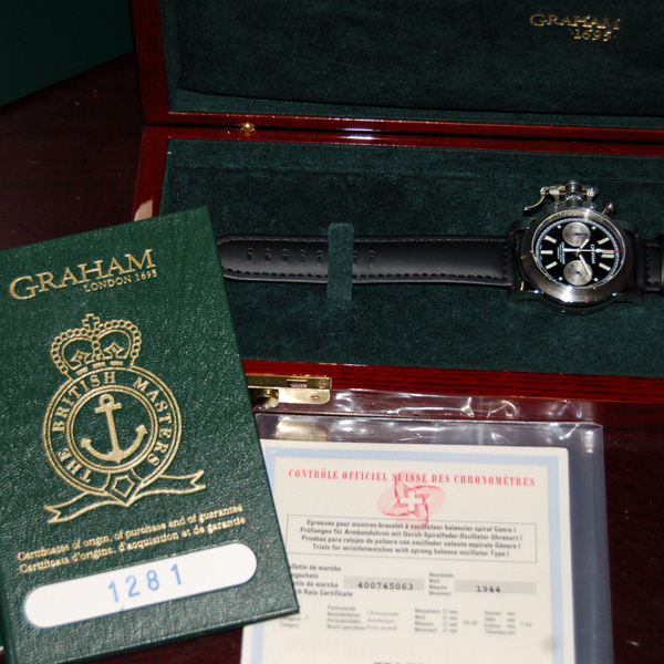 グラハム GRAHAM クロノファイター 2CFAS SS 43mm 自動巻 USED 中古 Zetton(ゼットン)