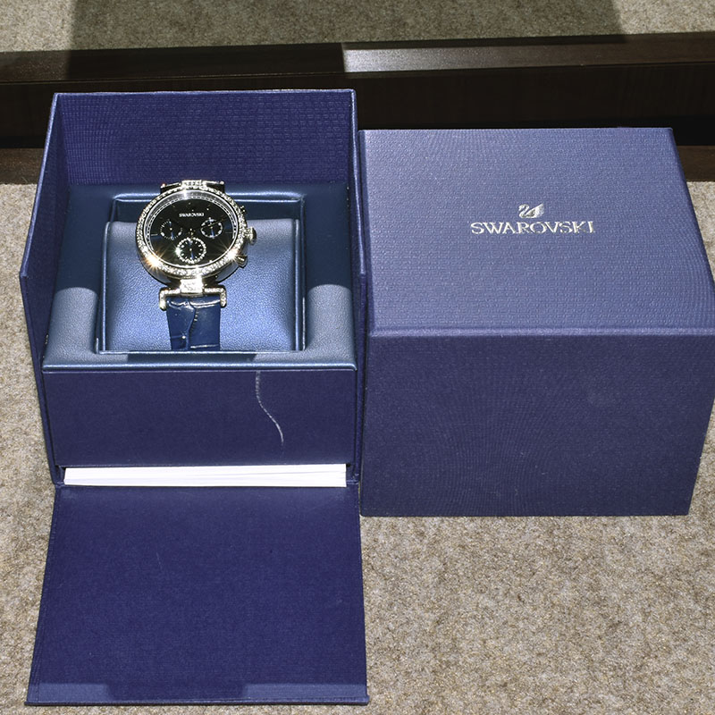 スワロフスキー SWAROVSKI Era Journey ウォッチ 5479239 ブルー 38mm 未使用品 Zetton(ゼットン)