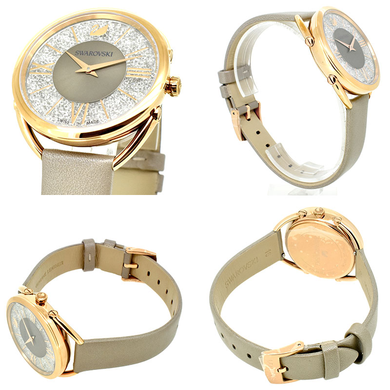 スワロフスキー SWAROVSKI クリスタルライン グラム 5452455 レディース SS クォーツ 35mm 未使用品 Zetton(ゼットン)